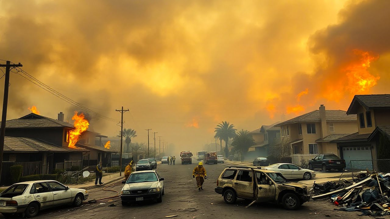 USA NOW! Explosive Wildfire in Southern California: The Mountain Fire’s ...